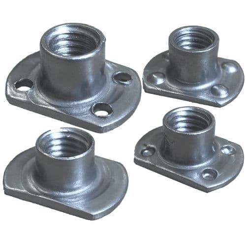 Carbon Steel Slab T-Nuts with Welding Pips, Holes or Flat – ADL Components