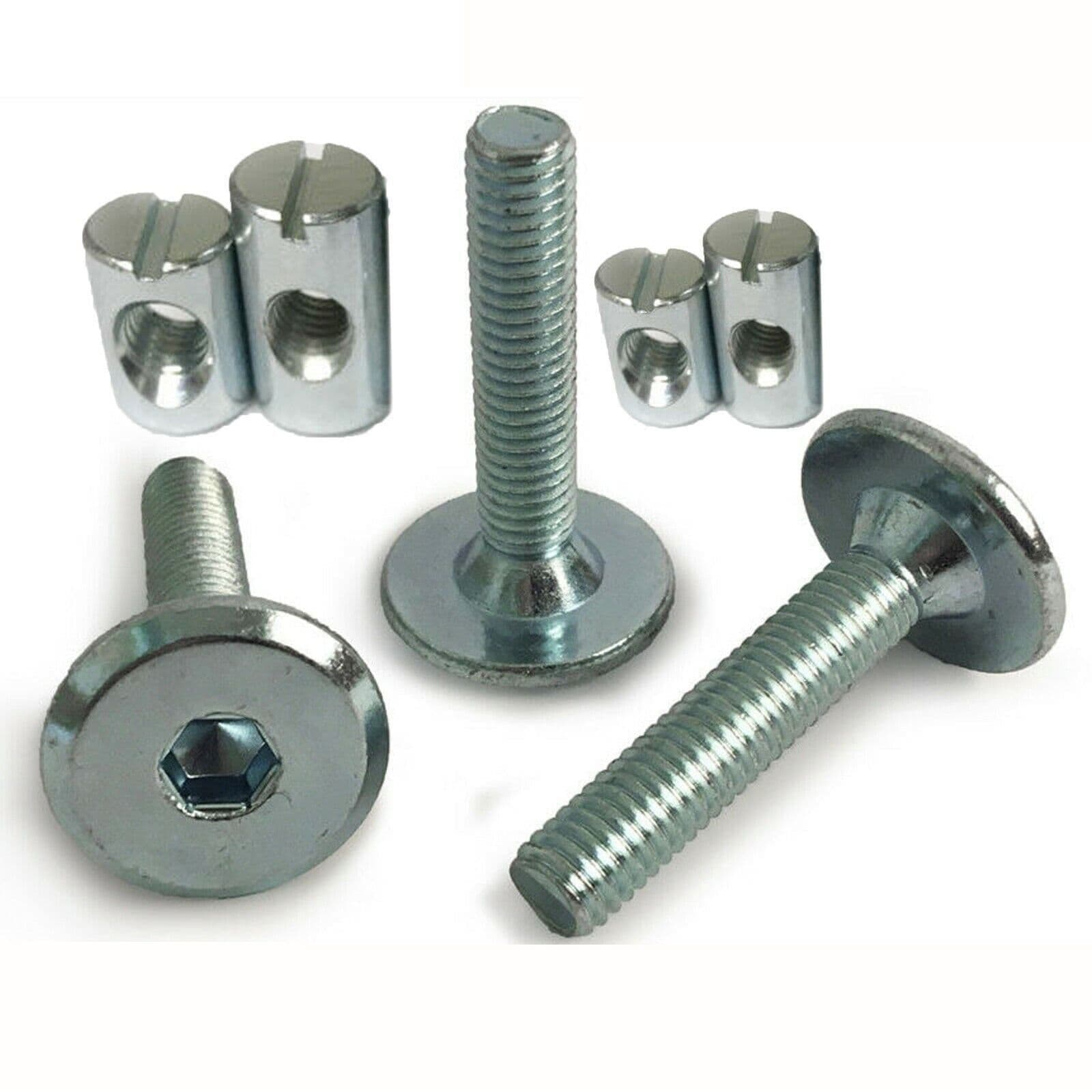 M5 Thread Furniture Connector Bolts & Barrel Nuts Sets – ADL Components