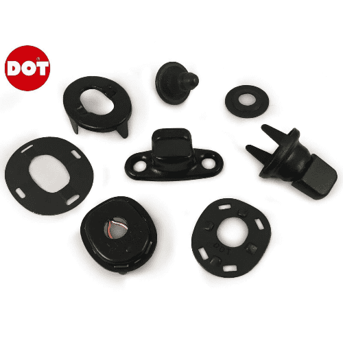 Fixings & Fasteners | Military black canvas fasteners – ADL Components