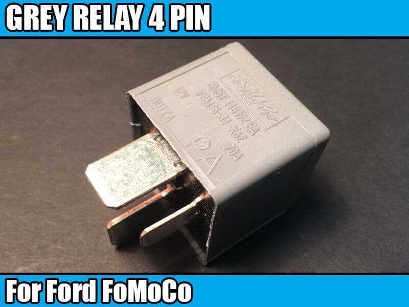 1 Grey Relay 4 Pin for Ford Fomoco Electrical Component – ADL Components