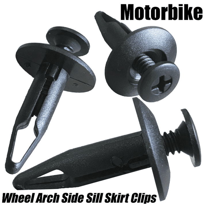 10x 6.5mm Motorbike Frame Fairing Clips Plastic Screw Rivet for Suzuki ...