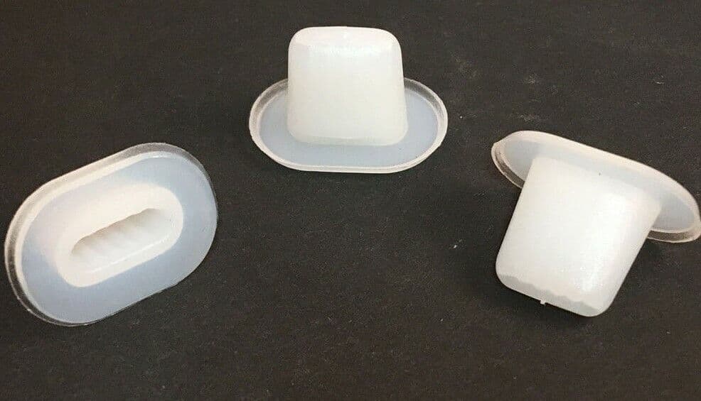 10x Clips for BMW Boot Trunk Trim Grommet Insert Plug White Plastic ...