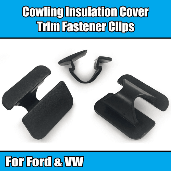 10x Clips for Ford VW Bonnet Cowling Insulation Cover Lining Fastener ...