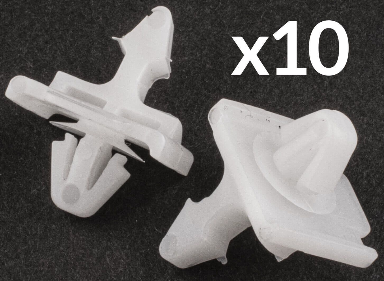 10x Clips for Mercedes 109 W201 E Class W124 Exterior Side Door Mouldi ...