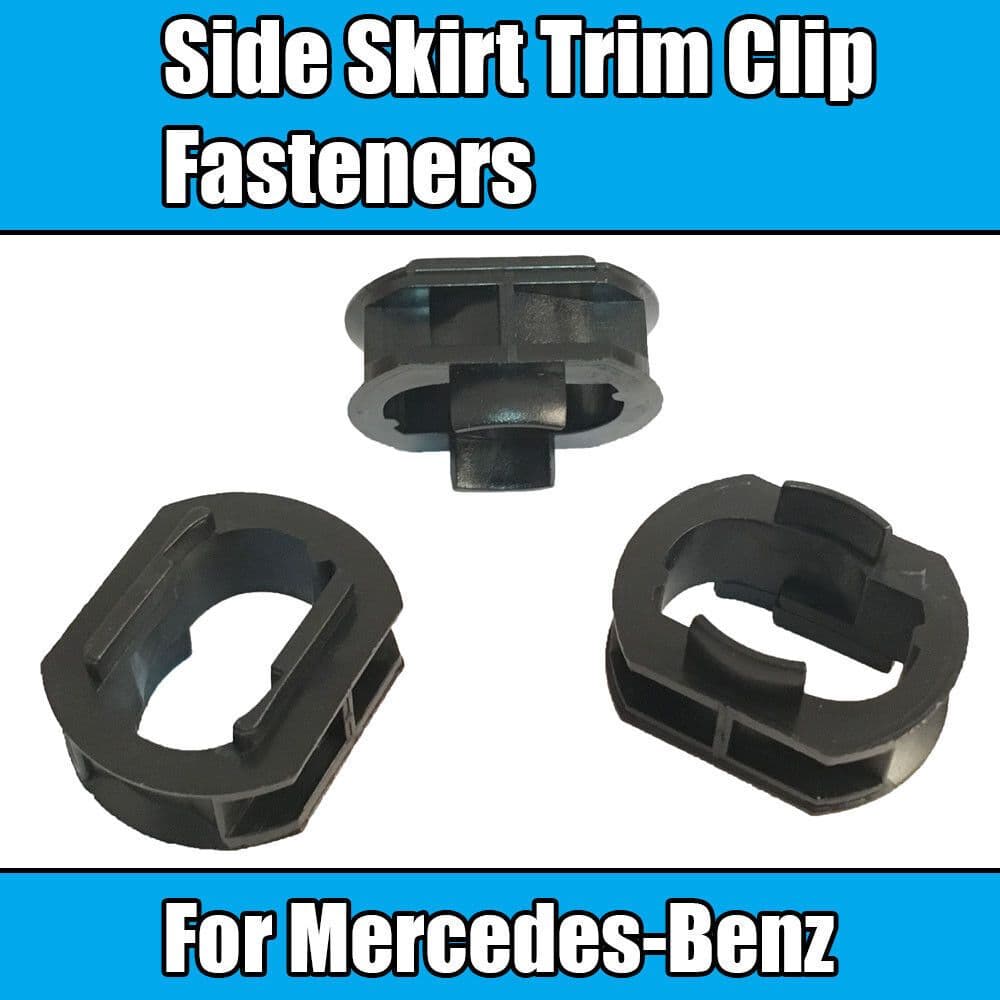 10x Clips for Mercedes Benz Side Skirt Plastic Clips Sill Trim Fastene ...