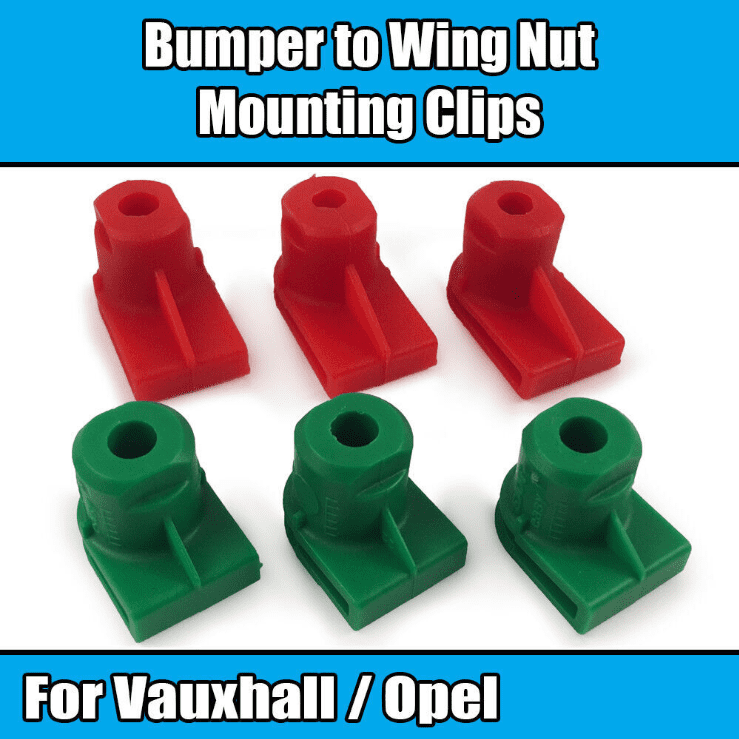 10x Clips for Vauxhall Opel Bumper To Wing Nut Mounting Plastic 123588 ...