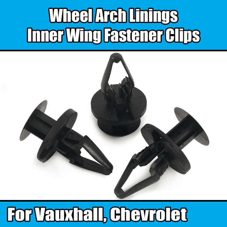 10x Clips for Vauxhall Wheel Arch Linings Inner Wing Trim Fastener Che ...