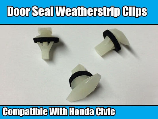 10x Door Card Seal Weatherstrip Clips for Honda Civic Crv Coupe 91530 ...