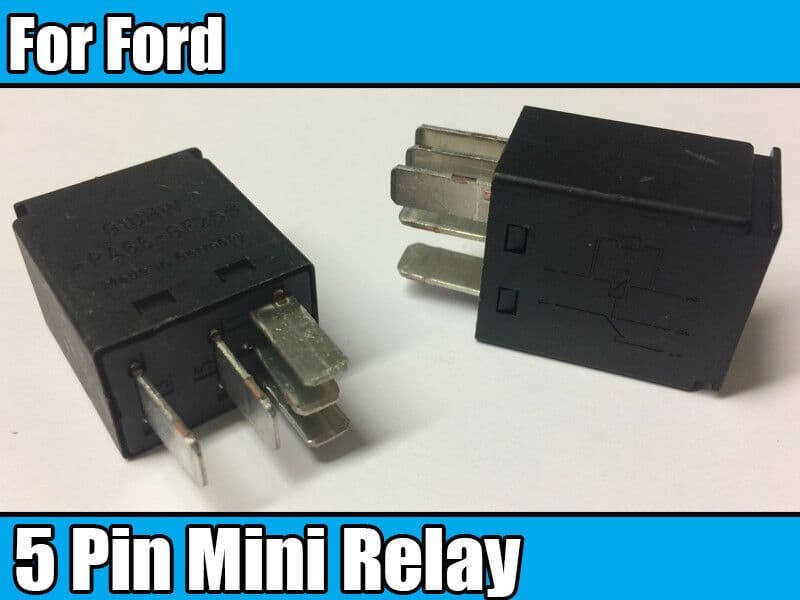 1x Micro Relay Electrical Component Black 5 Pin 14B192Aa 991732A F57B ...