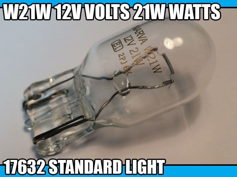 1x Narva Automotive Light Bulb W21W 12V Volts 21W Watts 17632 Standard ...