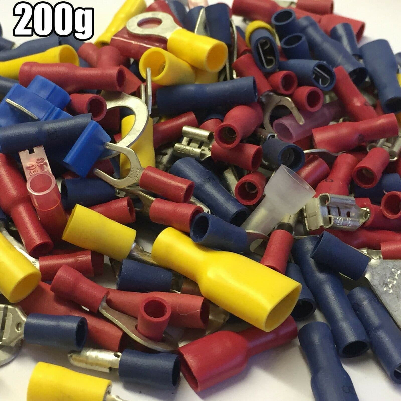 200G Assorted Electrical Terminal Red Blue Yellow Cable Connectors ...