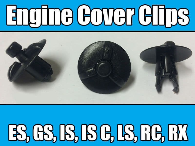 Engine Cover Plastic Trim Clips Motor Shield Panel Fasteners for Lexus ...