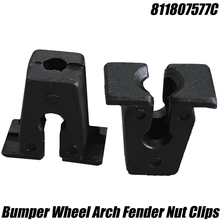 20x Nuts for VW Golf Mk1 Mk2 Mk3 Gti Vr6 Corrado Wheel Arch Trim Fixin ...