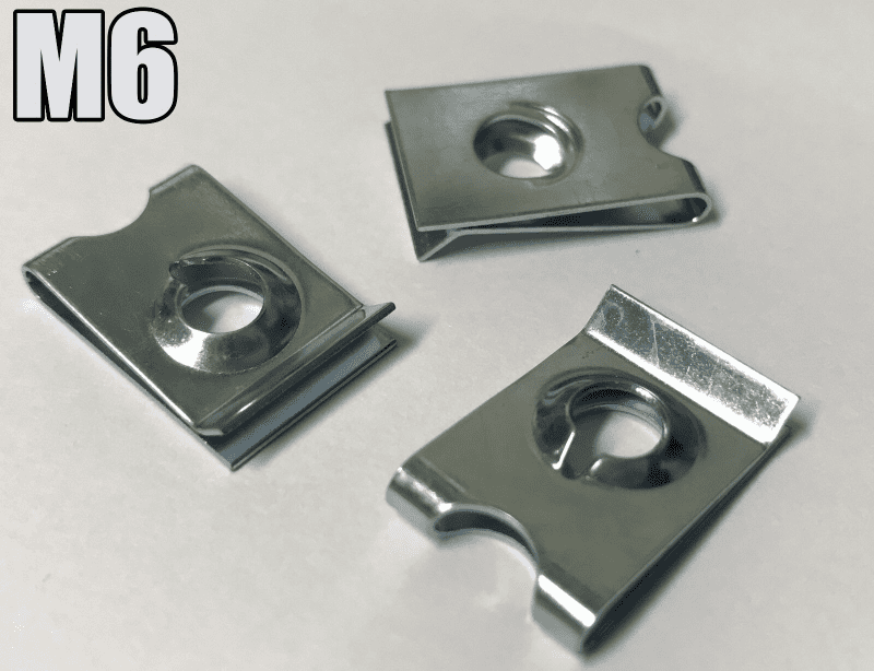 20x Speed Fasteners Metric Size M6 U Clips Auto Captive Nut – ADL ...