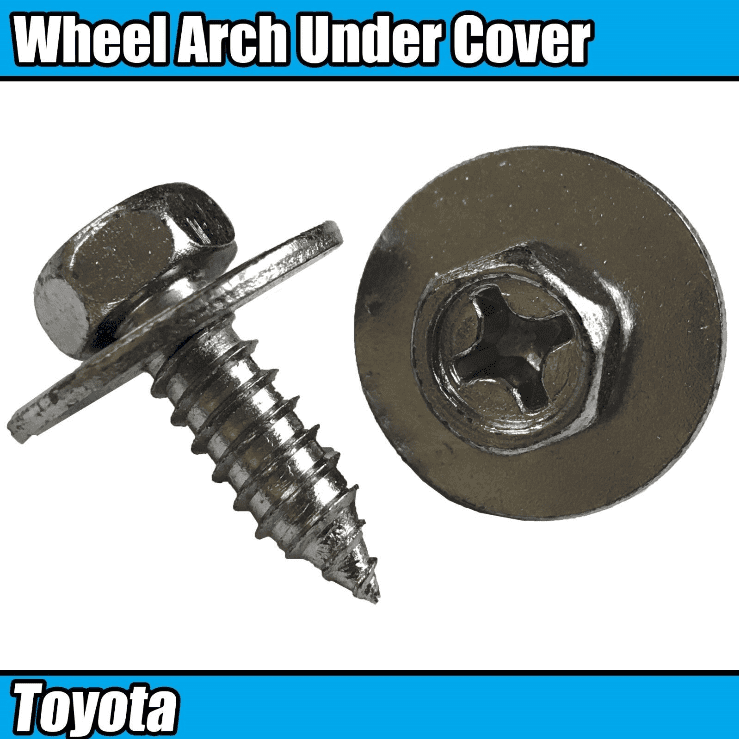 20x Wheel Arch Splash Guard Under Tray Shield Screws for Toyota – ADL ...