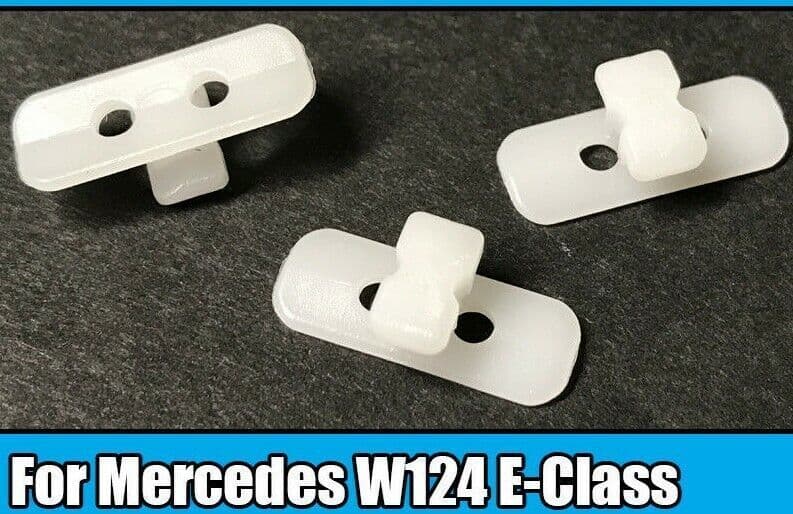 20x White Plastic Exterior Panel Trim Clips for Mercedes W124 E-Class ...