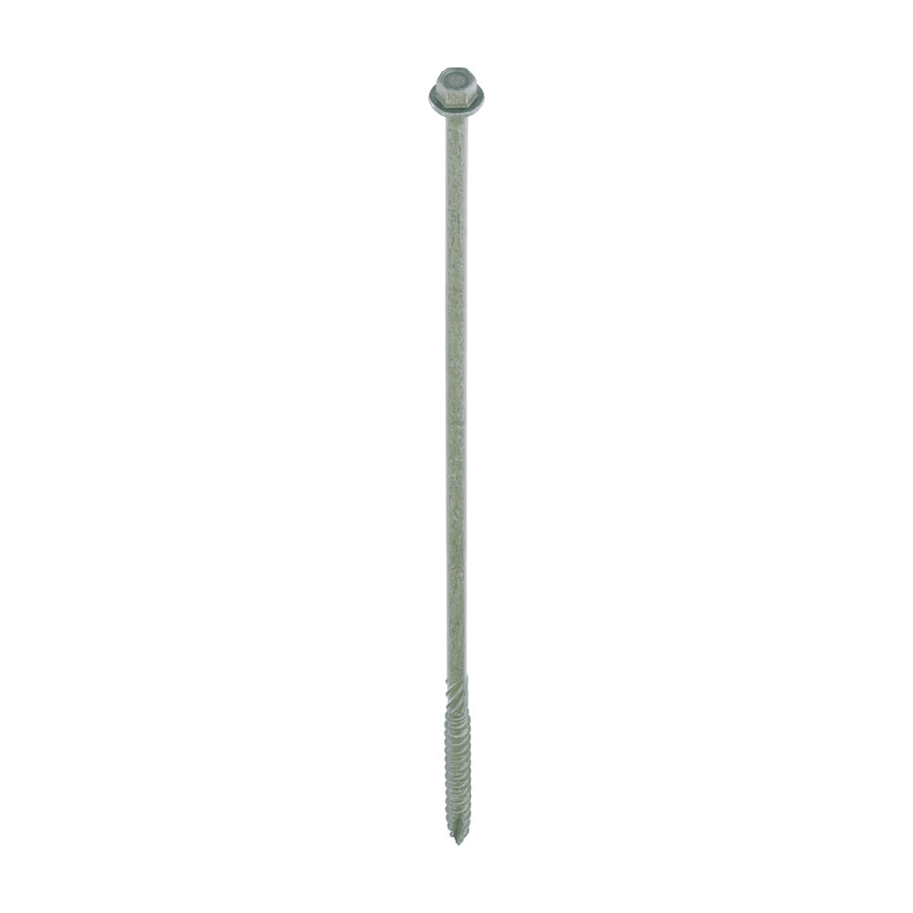 6.7X250mm 10" Hex Head Landscape Screws Sleeper Decking Timber In-Dex ...