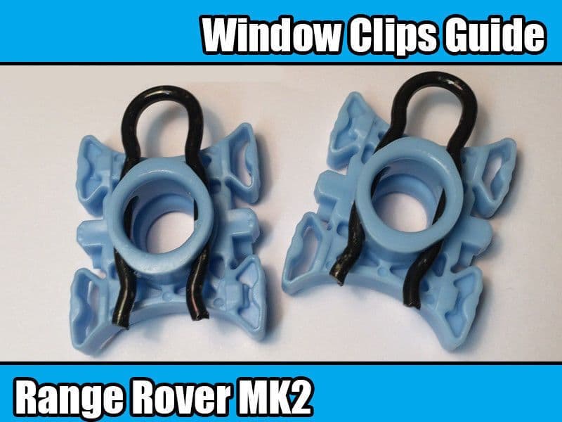2x Front Window Regulator Guide Clips Sliding Block for Range Rover ...
