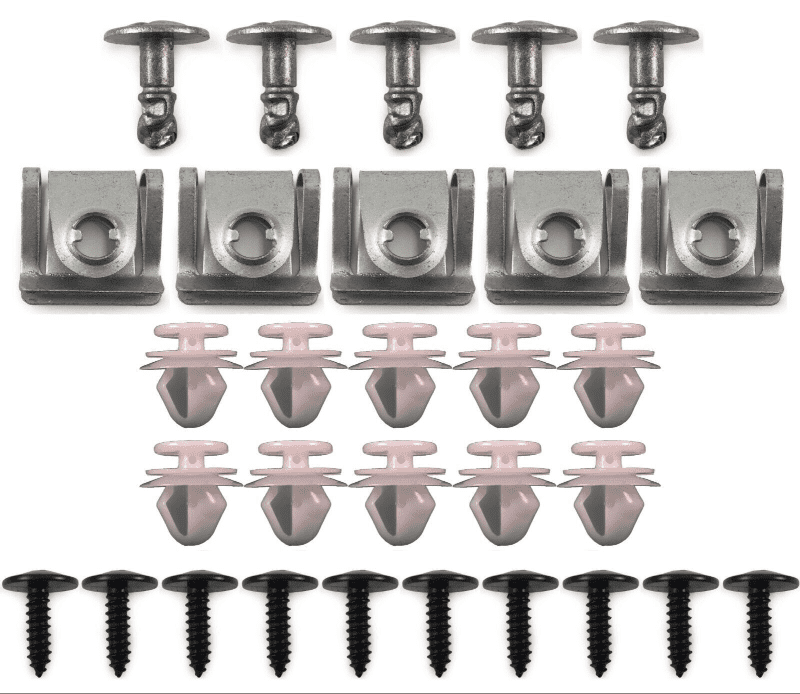 30x Trim Clip Set for Audi A7 Engine Undertray Wheel Arch Door Panel ...