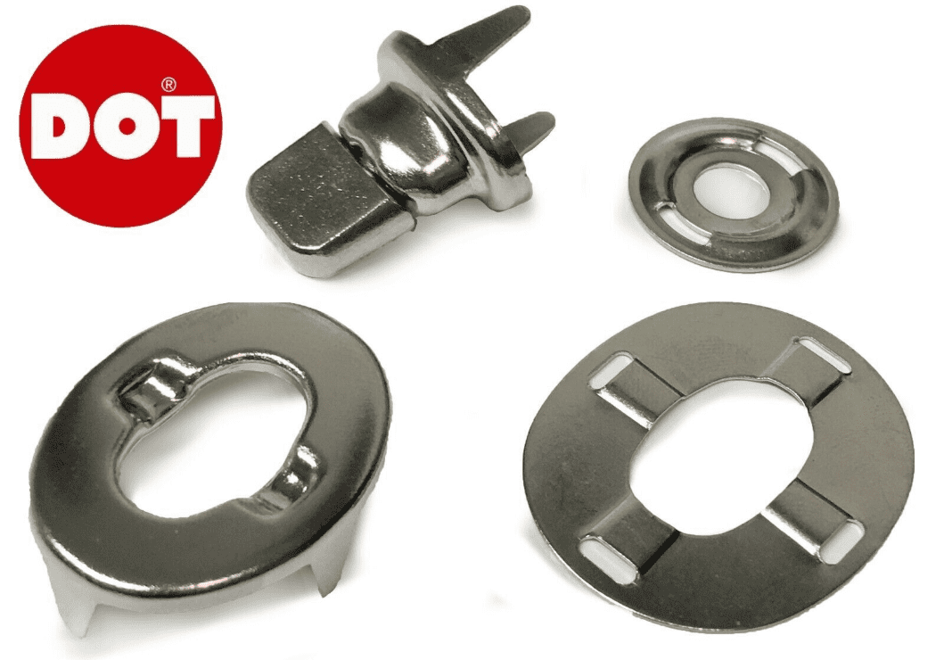 500x Dot Turnbutton Common Sense Cloth Fastener Set Boat Canopy Bimini ...