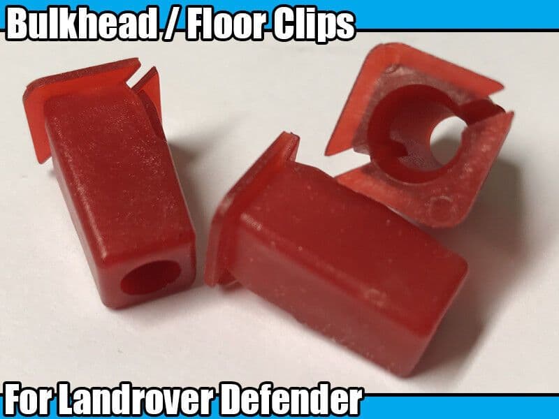 50x Floor Panel Fixing Grommet Locknut Clip for Land Rover Defender ...