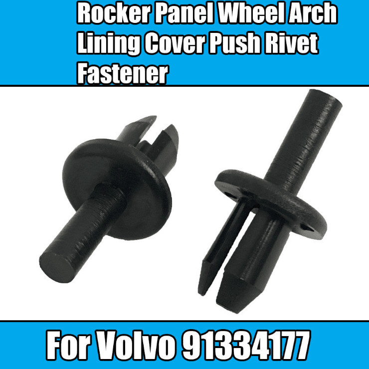 50 Rivet Fastener Clips for Volvo Rocker Panel Wheel Arch Lining Cover ...