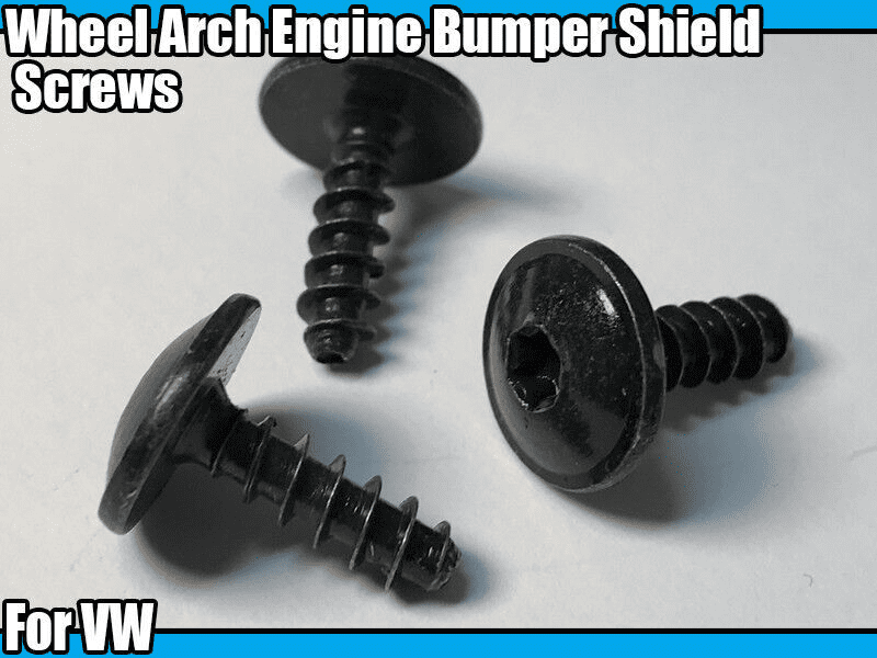50x Torx Screws for VW Bumper Engine Cover Tray Splashguard Wheel Arch ...