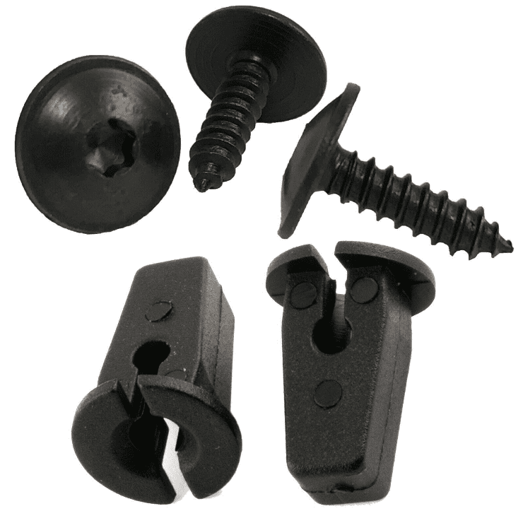 5x Expanding Lock Nuts + Screws for VW Audi Wheel Arch Undertray Panel ...