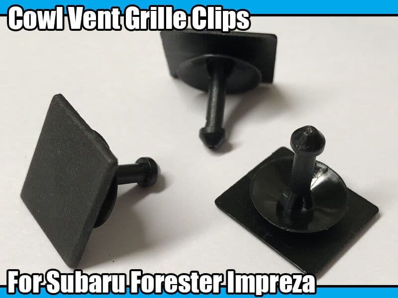 5x Grill Grille Cowl Panel Vent Cap Trim Clips for Subaru Impreza fore ...