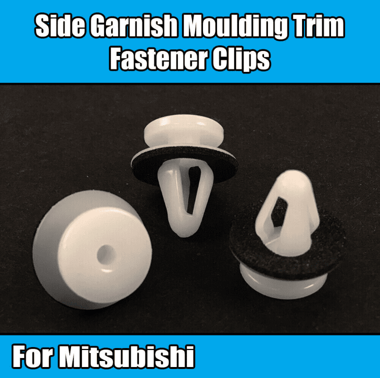 5x Plastic Clips for Mitsubishi Mb696120 Side Moulding Trim Fastener ...