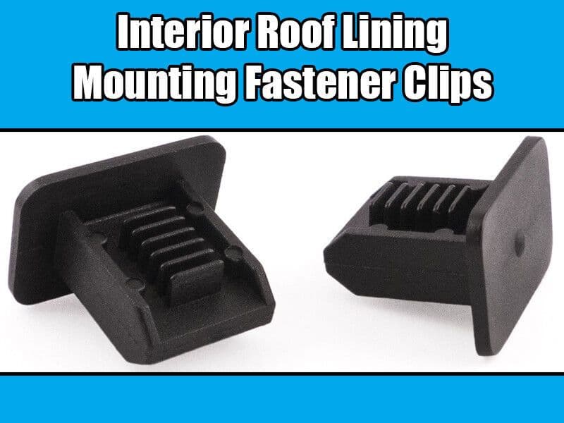 5x Plastic Trim Clips for Skoda Interior Roof Pillar Lining Mounting ...