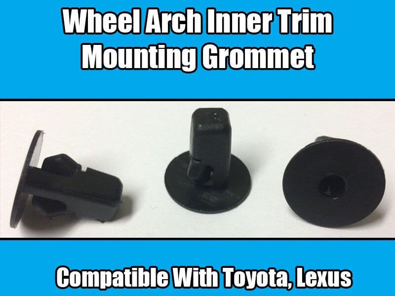 5x Screw Grommet Trim Clips for Toyota Lexus Wheel Arch Inner Bumper ...