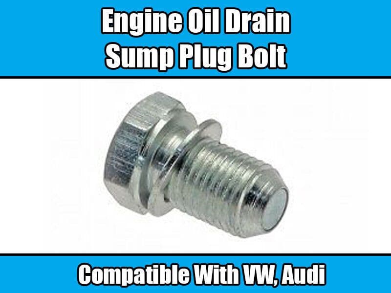 5x Sump Plug Oil Drain Bolts for VW Transporter T4 T5 Audi Passat Golf ...