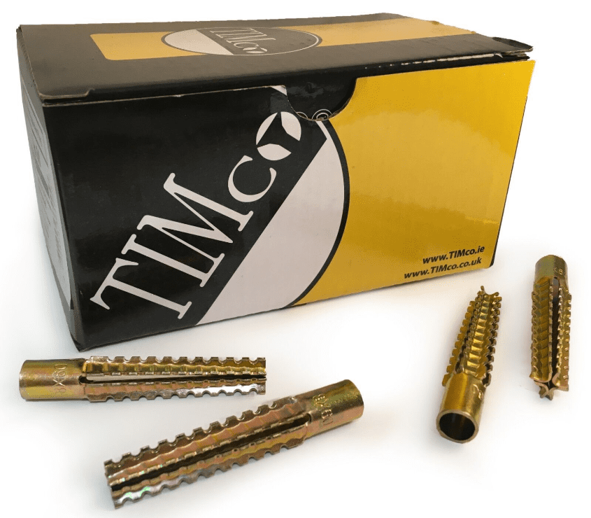 8X60mm Timco Metal Expansion Raw Plugs Concrete Fire Escape Box of 50 ...