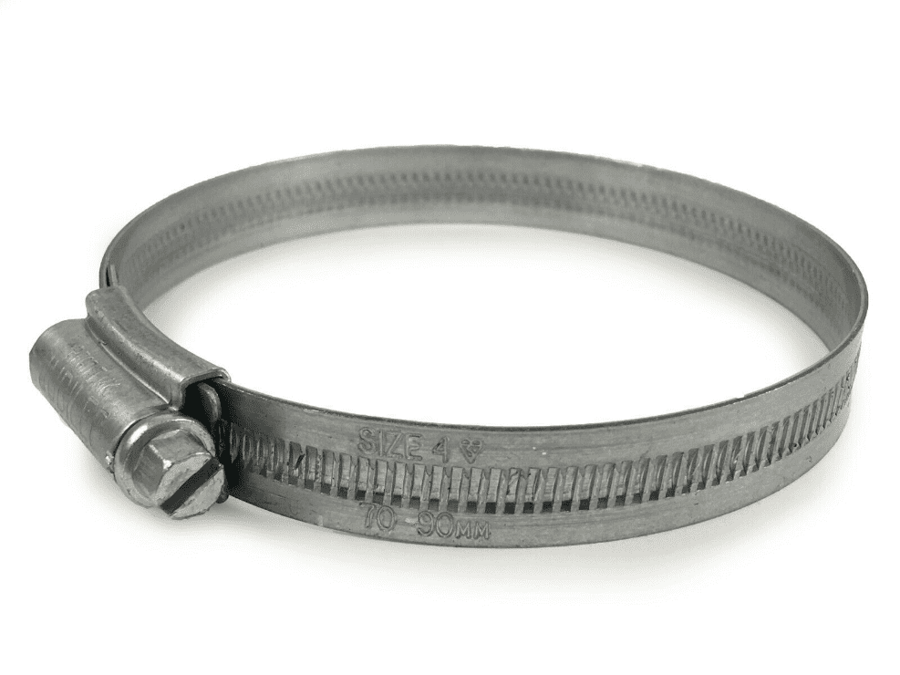 Genuine Jubilee Clips Steel Hose Pipe Clamps Worm Drive 70mm-90mm 4 ...