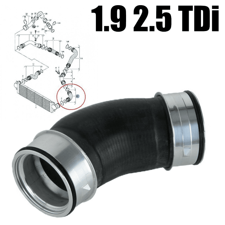 Intercooler Turbo Engine Hose for VW Transporter T5 1.9 2.5 Tdi – ADL ...