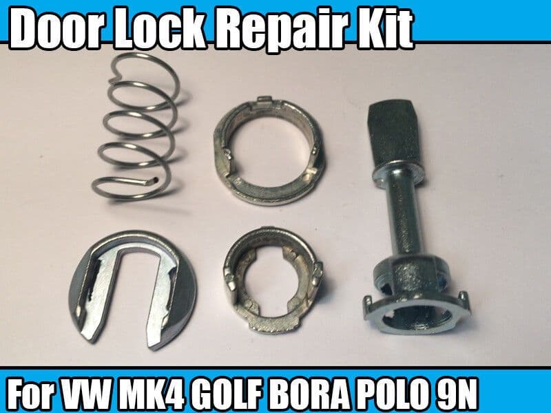 Lock Repair Kit for VW Mk4 Golf Bora Polo 9N Door Lock Cylinder L/R ...