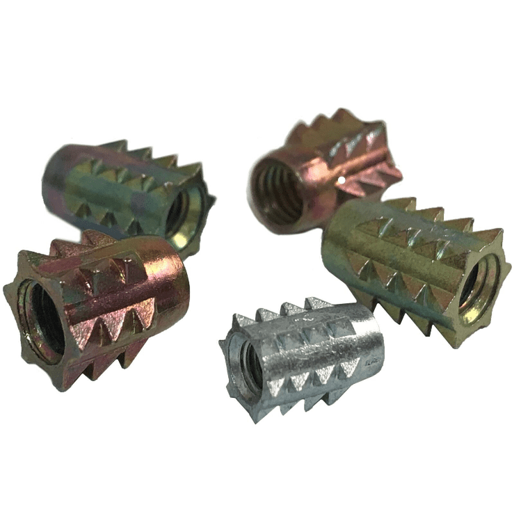 M4x10 M5x13 M6x11mm Hammer-In Type A Wood/Chipboard Insert Nuts – ADL ...