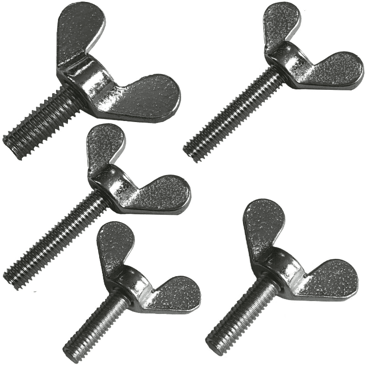 M6 M8 German-Made Wing Bolts Butterfly Screws Din 316 – ADL Components