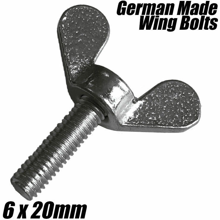 M6 M8 German-Made Wing Bolts Butterfly Screws Din 316 – ADL Components
