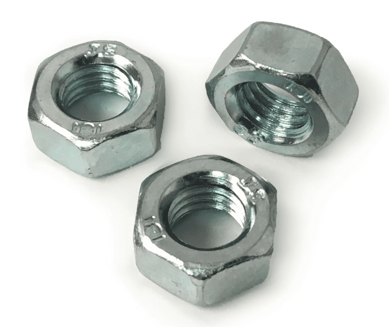 M8 Half Moon Luna Unthreaded Washers & Hex Nuts for Bunk Beds Cots ...