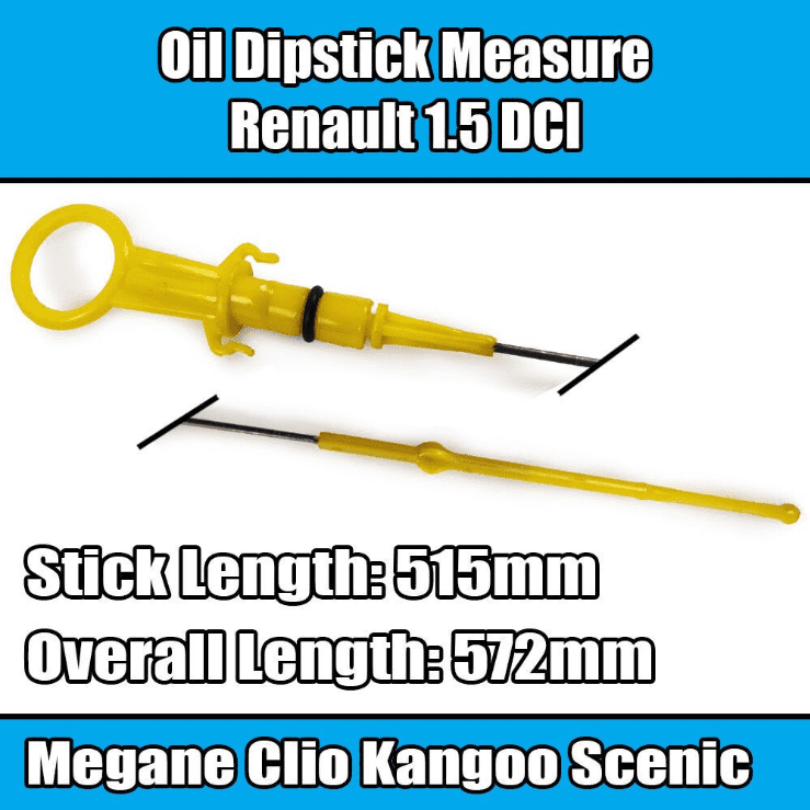 Oil Dipstick for Renault Clio Megane Scenic Kangoo Modus 1.5 Dci – ADL ...