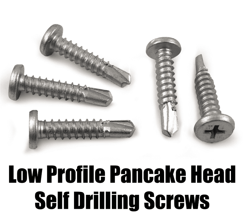 5.5x26mm Low Profile Pancake Head Self Drilling Metal Framing Screw ...