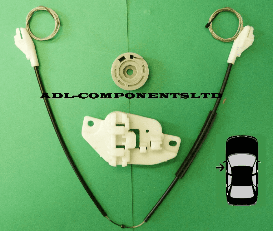 Window Regulator Repair Kit for Hyundai Accent Front Left Side – ADL ...